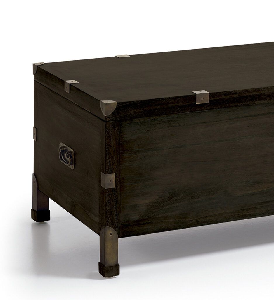 Kinnia Design - BaÚl industrial con bandeja dentro de Mueble de almacenaje
