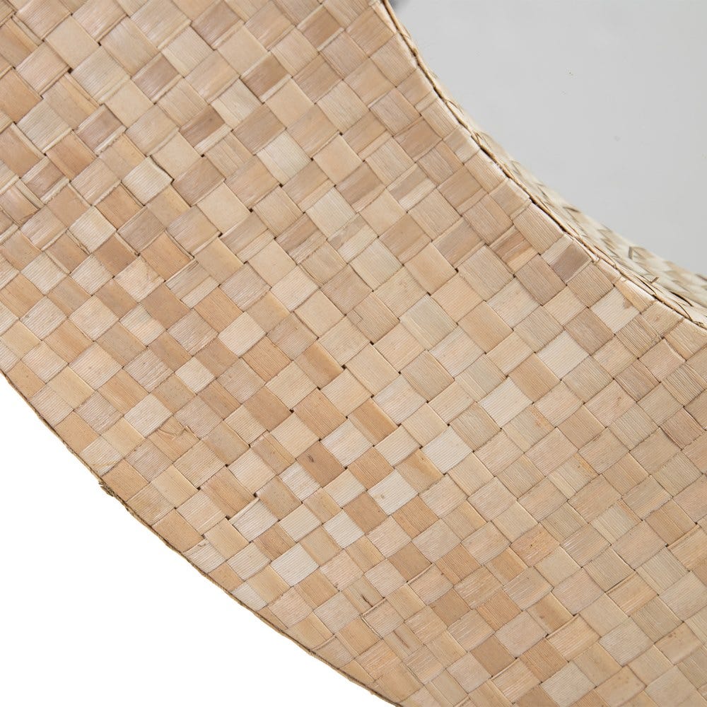 Kinnia Design - Espejo pared natural fibra natural 80 x 80 cm dentro de ...